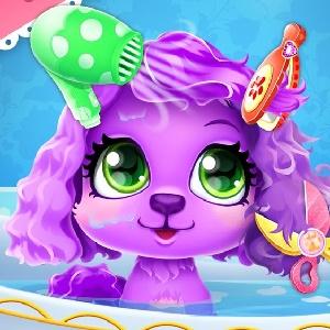 Princess Pet Beauty Salon - Get royal pet shiny and clean - Friv3play.net
